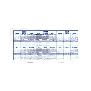 Checkbook Registers, 23-24-25 Calendars, for Personal Checkbook, Transactions Ledgers, Pack of 10