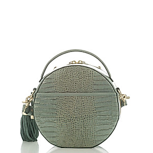 BRAHMIN Lane Leather Shoulder Bag Ocean
