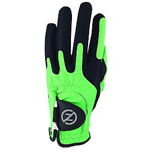 Zero Friction Men's Compression-Fit Synthetic Golf Glove, Universal Fit One Size, Multipack, (Pack of 6)