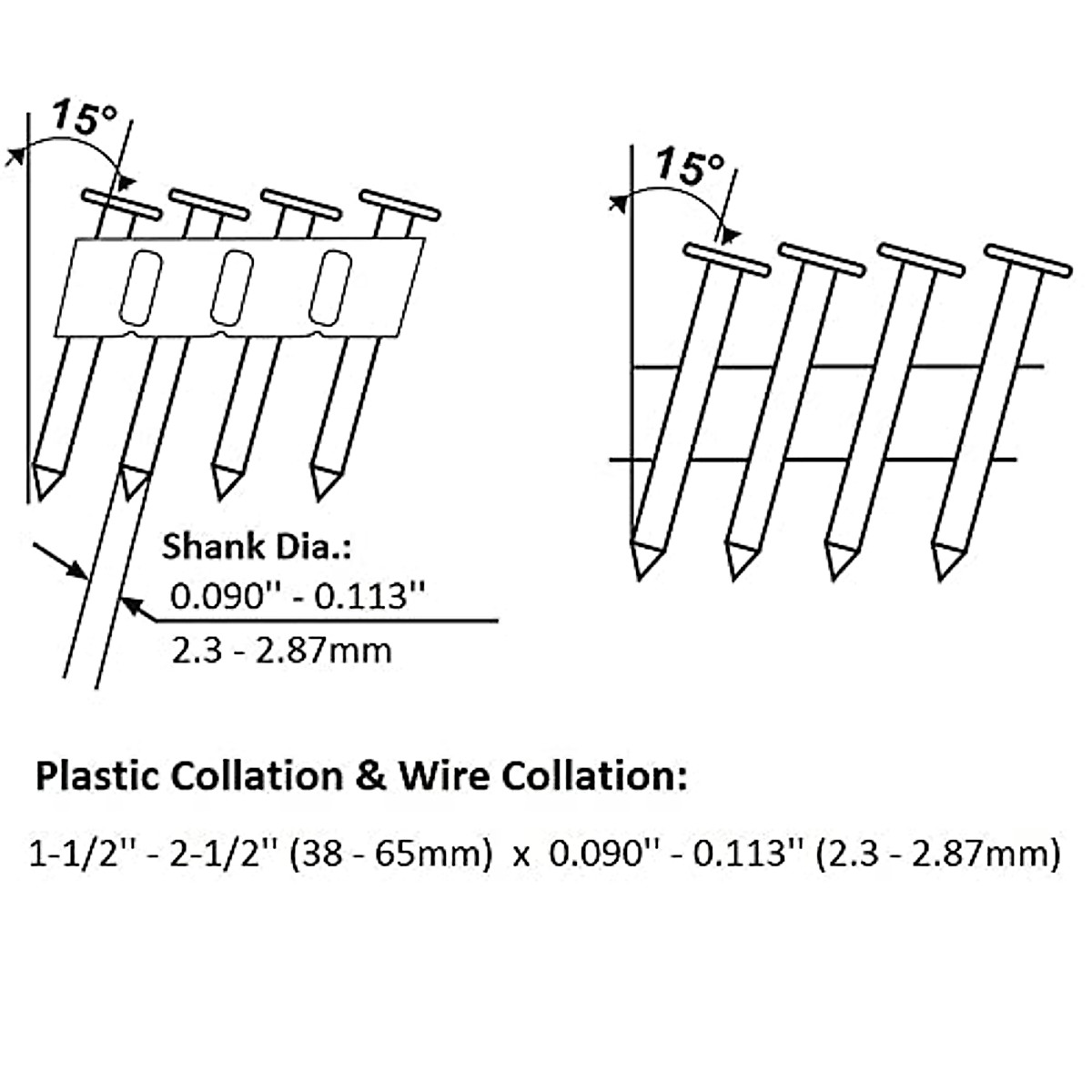 HBT HBCN65P 15 Degree 2-1/2-Inch Coil Siding Nailer with Magnesium Housing