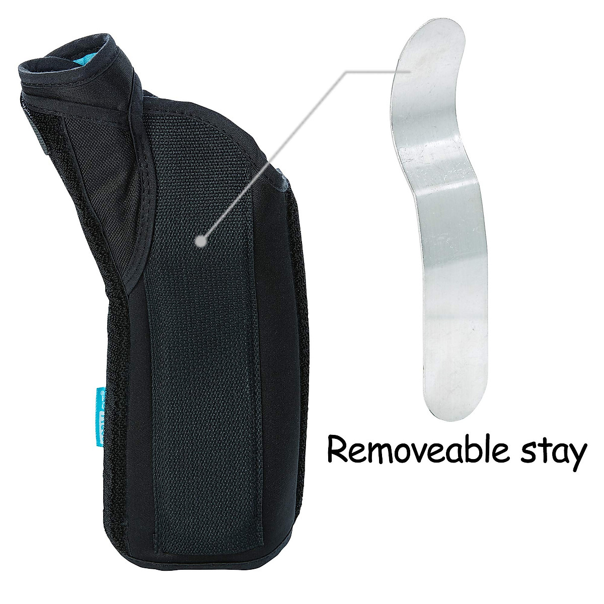 Ossur Formfit Universal Thumb Brace for Soft-Tissue Injuries, DeQuervain’s Tendonitis and Gamekeeper’s Thumb, Customizable Stays and Contact Closure Straps, Breathable Material, (Right, Universal)