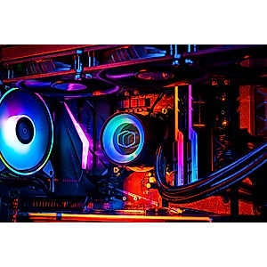 Cooler Master MasterLiquid ML360 Mirror ARGB Close-Loop AIO CPU Liquid Cooler, Mirror ARGB Pump, 360 Radiator, Triple SickleFlow 120mm, 3rd Gen Dual Chamber Pump for AMD Ryzen/Intel LGA1200/1151
