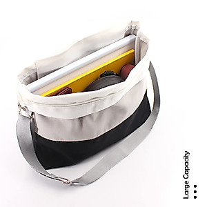 TANOSII Canvas Tote Bag Womens Hobo Handbag Casual Shoulder Bag Shopping Bag Large Size Crossbody Bag Multi-Color