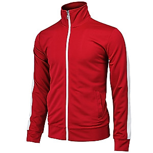 H2H Men's Lightweight Running Cycling Jacket RED US M/Asia L (CMOJA134)