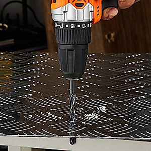 VOLLTEK Drill Bit Set, 246-Pieces Drill Bits and Driver Set for Wood Metal Cement Drilling and Screw Driving, Combo Kit Assorted in Plastic Carrying Case