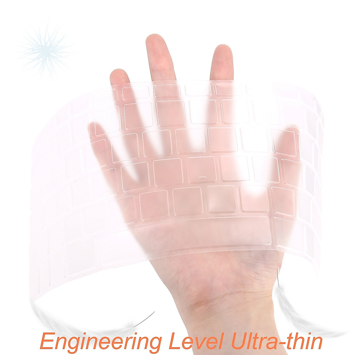 Ultra Thin Keyboard Cover Compatible with Gaming Laptop Dell G3 15 17 Series/Dell G5 15 Series/Dell G7 15 17 Series/Dell Inspiron 15 3000 5000 Series -Gaming Edition