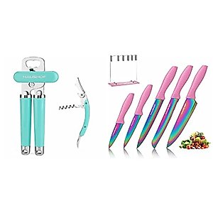 HAUSHOF Kitchen Knife Set 2PC Multifunctional Can Opener Set