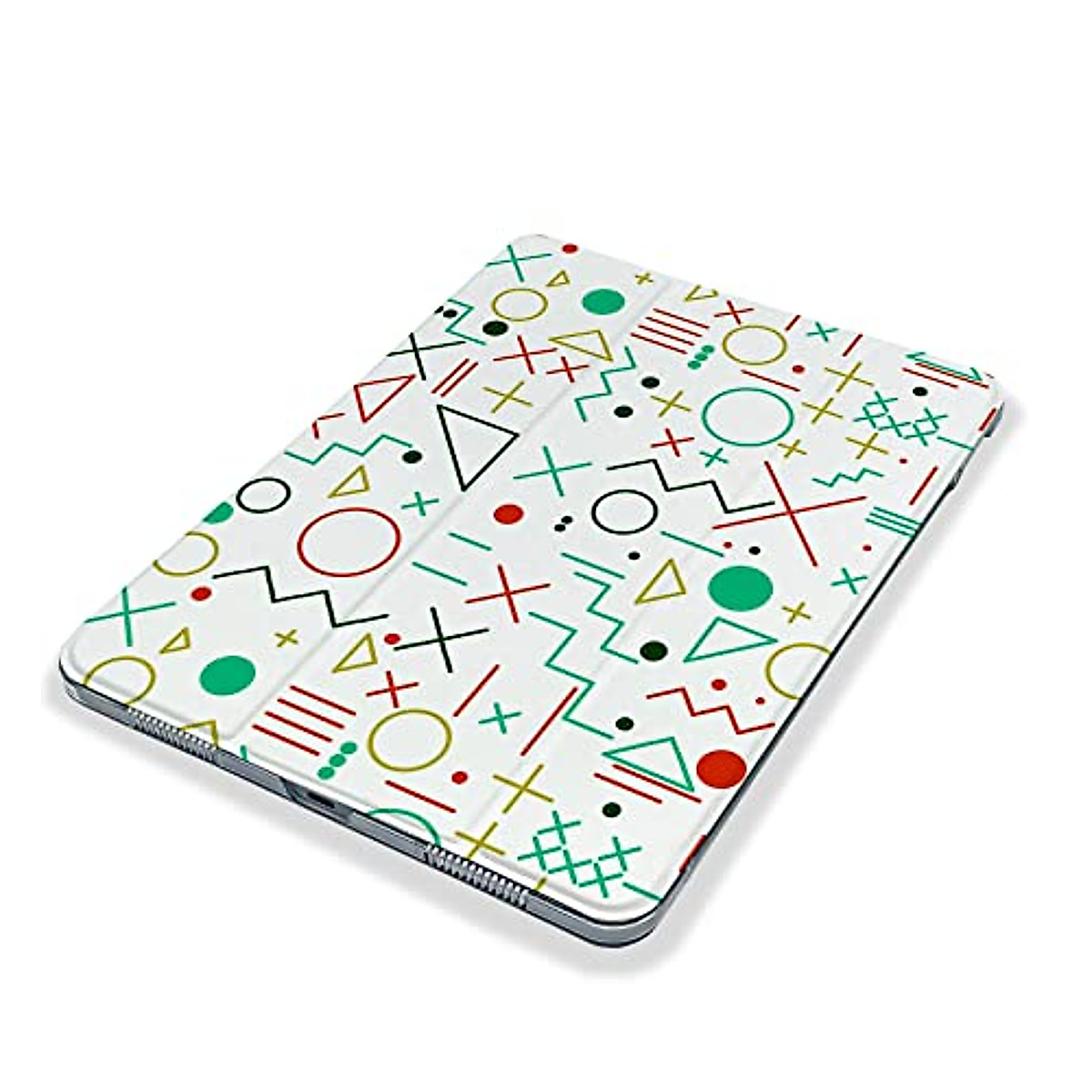 Cute Abstract Geometric Shapes case Compatible with iPad Mini Air Pro 7.9 8.3 9.7 10.2 10.9 11 12.9 inch Pattern Cover New 2022 2021 Trifold Stand 3 4 5 6 7 8 9 Generation 531 (11" Pro 1/2/3 gen)