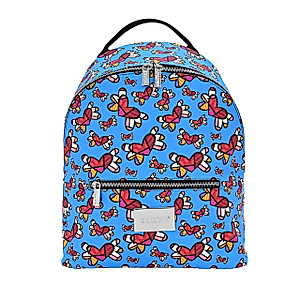 BRITTO Romero Vegan Leather Small Backpack, Flying Hearts