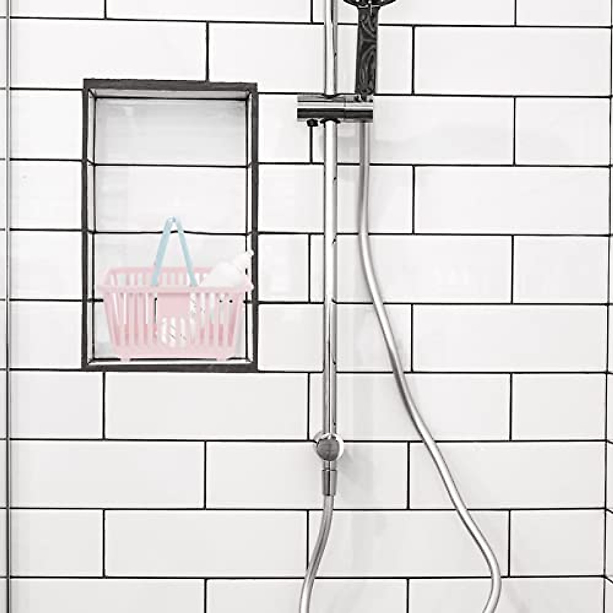 Kisangel Toy Shopping Basket 3pcs Plastic Portable Baskets with Handles Mini Shopping Basket Play Grocery Basket Toys Storage Organizer for Kids Kids Basket