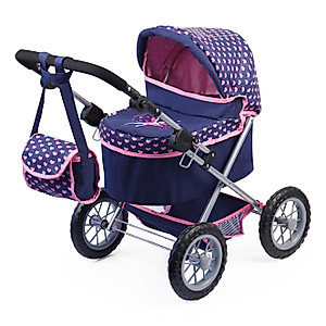 Bayer Design Baby Doll Trendy Pram Blue, Pink