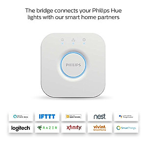 Philips Hue White and Color Ambiance Starter Kit (Older Model, 3 A19 Bulbs and 1 Bridge, Compatible with Amazon Alexa, Apple HomeKit and Google Assistant)