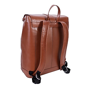 McKlein USA Women's Mcklein 88024: Leather Laptop Backpack, Brown, One Size