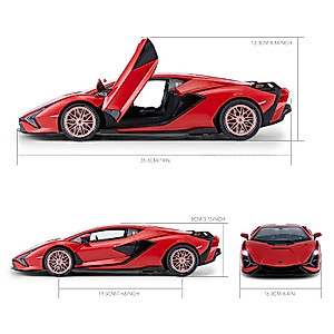 RASTAR RC Car Lamborghini Sián FKP 37 1/14 Remote Control Car, Lamborghini Toy Rc Car for Kids Boys6-12 - RED