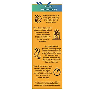 Gelmix Infant Thickener for Breast Milk & Formula, 4.4 oz Jar