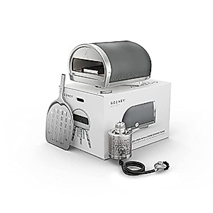 ROCCBOX Pizza Oven by Gozney - Outdoor Portable - Gas Fired, Fire & Stone Outdoor Pizza Oven, Includes Professional Grade Pizza Peel