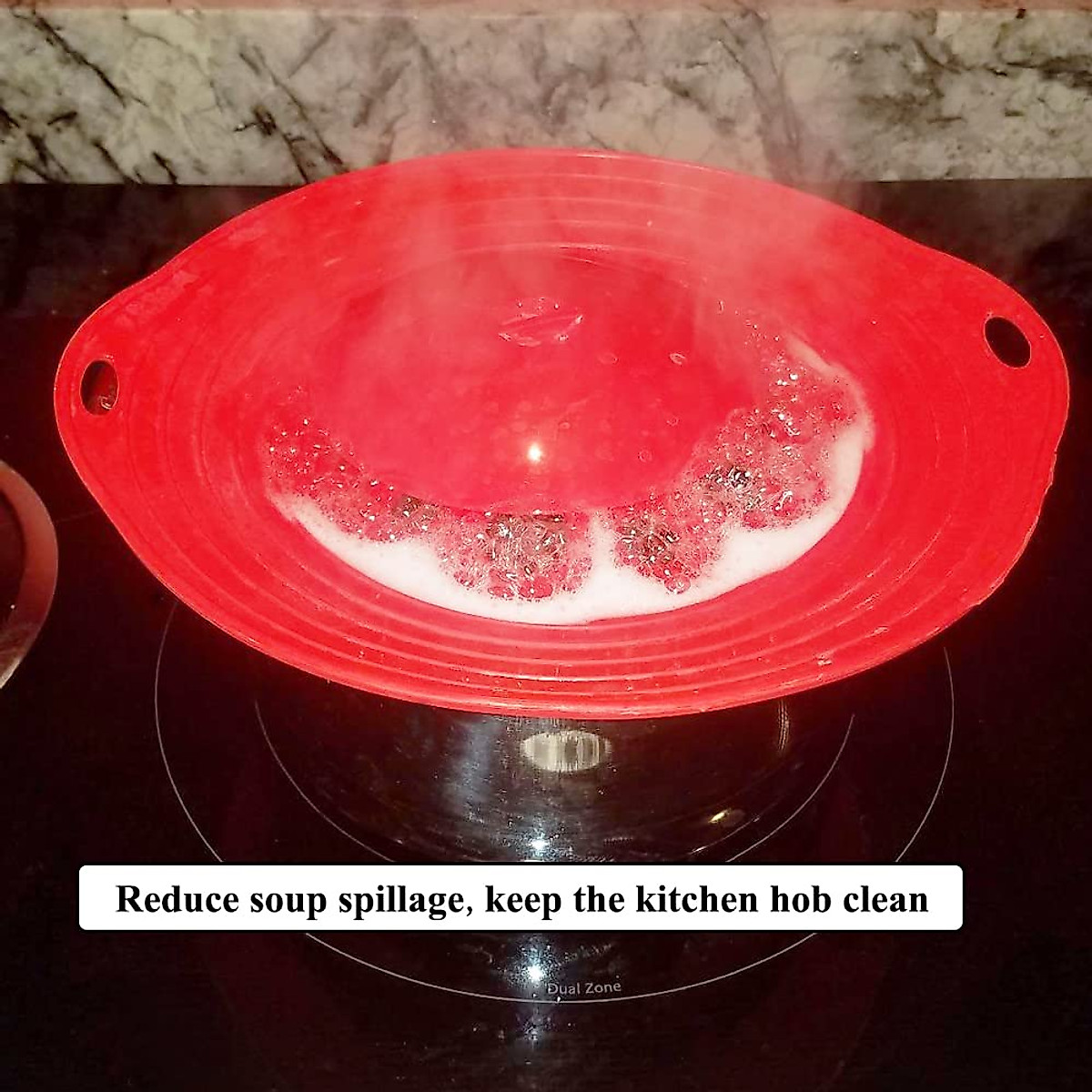 Boil Over Protector Boil Over Universal Lid Fits Openings 6" to 10" in Diameter