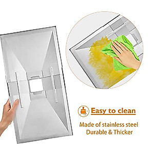 DGF510SBP 70-01-186 Drip Pan Grease Tray with Catch Pan Set Grill Replacement Parts for Dyna Glo, Backyard, BHG, Uniflame and More Gas Grill Brand Dynaglo DGH474CRP Parts Adjustable Grill Drip Tray