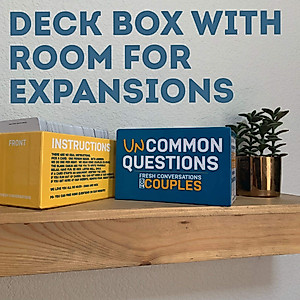 Uncommon Questions 200 Fresh Conversations Starters for Couples Daily Tool to Reconnect with Your Partner | Quick Relationship Strengthener | Works Great for Groups