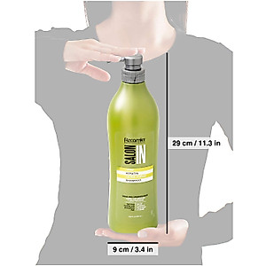 Recamier SalonIn Pro Keratin Ultra Force Shampoo For Damaged Hair Bad Habits | Champu Cabello Muy Maltratado 33.8 Ounces 1000 Mililiter