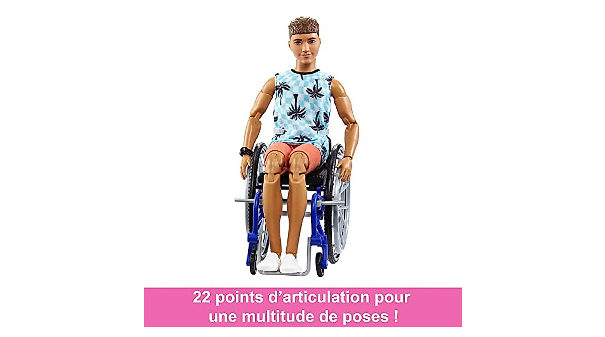 Ken Fashionistas Doll with Wheelchair & Ramp | Barbie Diversity Play