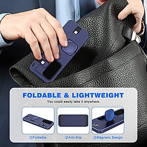 GLANA Portable 3 in 1 Charging Station Compatible with Apple Multiple Devices, Foldable Charger Stand for iWatch Series 8/Ultra/7/6/SE/5/4/3/2/1 Charging Dock Station for iPhone AirPods Pro 3/2/1