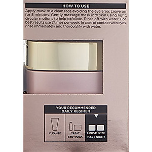 L'Oreal Paris Skincare Age Perfect Rosy Tone Face Mask With Aha and imperial peony for Rosy, Radiant Skin, 1.7 Oz