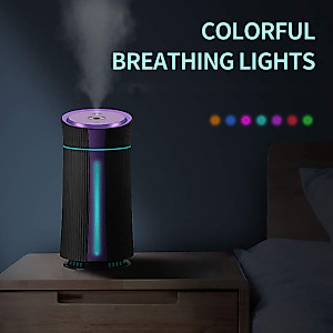 Cool Mist Humidifier, 1100ml Air Humidifier Mini,Ultrasonic Humidifier With Led Light Quiet Operation For Bedroom, Home,Large Room, Baby Room