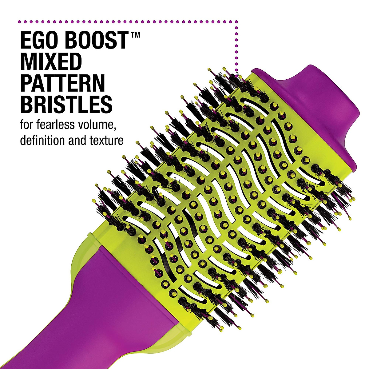 Bed Head One Step Volumizer and Hair Dryer | Dry, Straighten, Texture, Style in One Step (Purple)