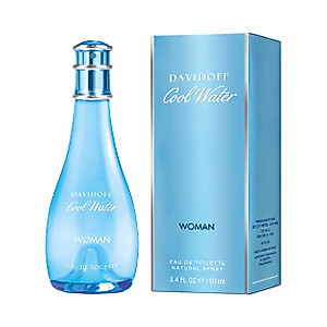 Cool Water by Davidoff for Women 3.4 oz Eau de Toilette Spray, 118706