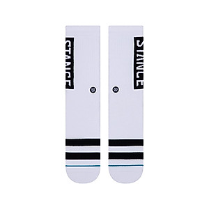 Stance OG Crew Socks (Large, White)
