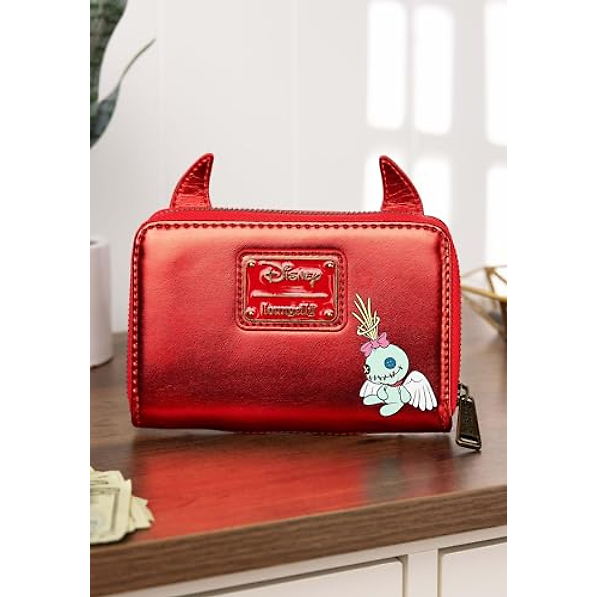 Loungefly Disney Sitch Devil Zip Around Wallet