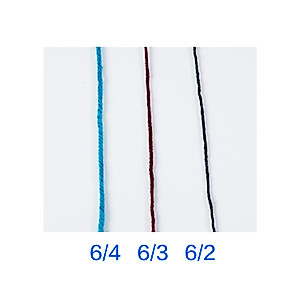 Golo Cotton Yarn for Weaving, Sewing - Pink & Purple Cone Yarn (6/2) for Blanket or Pattern