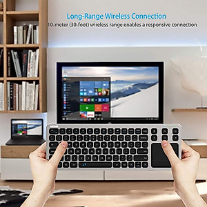 Lenovo ThinkCentre M700q Desktop Mini Computer Intel i5-6500T 4K, 32GB DDR4 RAM New 512GB SSD, Built-in AX210 Wi-Fi 6E, HDMI Win10 Pro, Wireless Keyboard with Touchpad, HTPC Combination(Renewed)