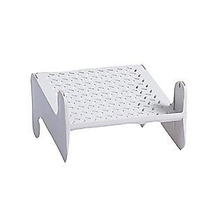LUVADU ZCX Shoe Slots Organizer 1 Pack Shoe Slots Organizer Shoe Rack Double Deck Stacker Holder Wardrobe Closet Space Saver Shoe Racks (Color : C)