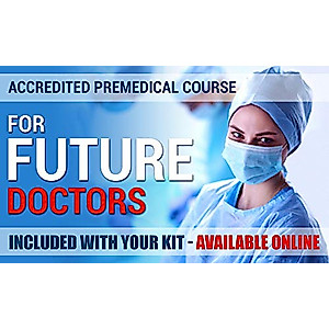 For Future Doctors Medical Kit and Online Training Course - Ideal for High School Students – Over 50 Practical Projects - Learn What Doctors Do Everyday - The Apprentice Doctor