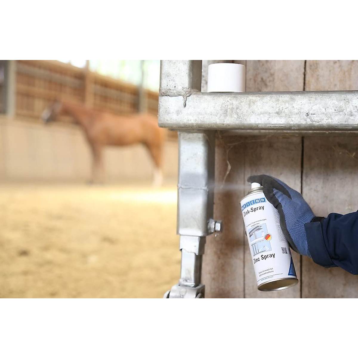 WEICON Zinc 550 |13.5oz / 400ml | Fast drying primer for metal | Corrosion Protection | Heat, UV, Rust and weather resistant | Industrial Grade | Food grade | Matt grey/anthracite