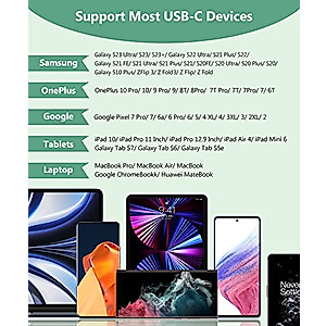 USB C Headphones, Wired Earbuds for iPhone 15 Plus, Samsung S23 Ultra S22 DAC Digital Earphones Stereo Audio in-Ear Headphones with Microphone for iPad 10th Samsung S21 A53 S20 Google Pixel 7 Pro