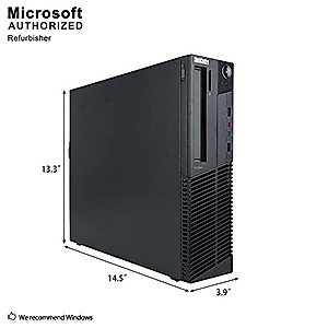 lenovo ThinkCentre Premium High Performance M91P Desktop Computer, Intel Core i5 Quad-Core Processor 3.1GHz, 8GB RAM, 1TB HDD, Windows 10 Home (Renewed)
