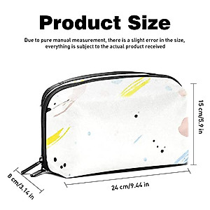 Travel Cord Organizer, Tech Organizer, Electronics Organizer, Cable Organizer Bag, Modern Cartoon Doodle Art Splashes