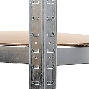 ZQQLVOO Multi-Purpose Tool Holder Storage Shelf Shoe Storage Rack Light Duty Garage Storage Indoor and Outdoor,Shelving Unit for Your Kitchen, Office, Garage, and More,Heavy-Duty Storage Rack 2 pcs