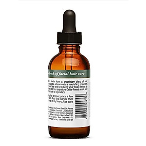 Cremo Beard Oil, Revitalizing Cedar Forest, 1 fl oz - Restore Natural Moisture and Soften Your Beard To Help Relieve Beard Itch