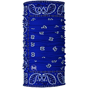 BUFF CoolNet UV XL Neck Gaiter, UPF 50 Sun Protection, Breathable, Cooling Bandana, Versatile, Quick Dry Face Mask, Santana Navy, X-Large