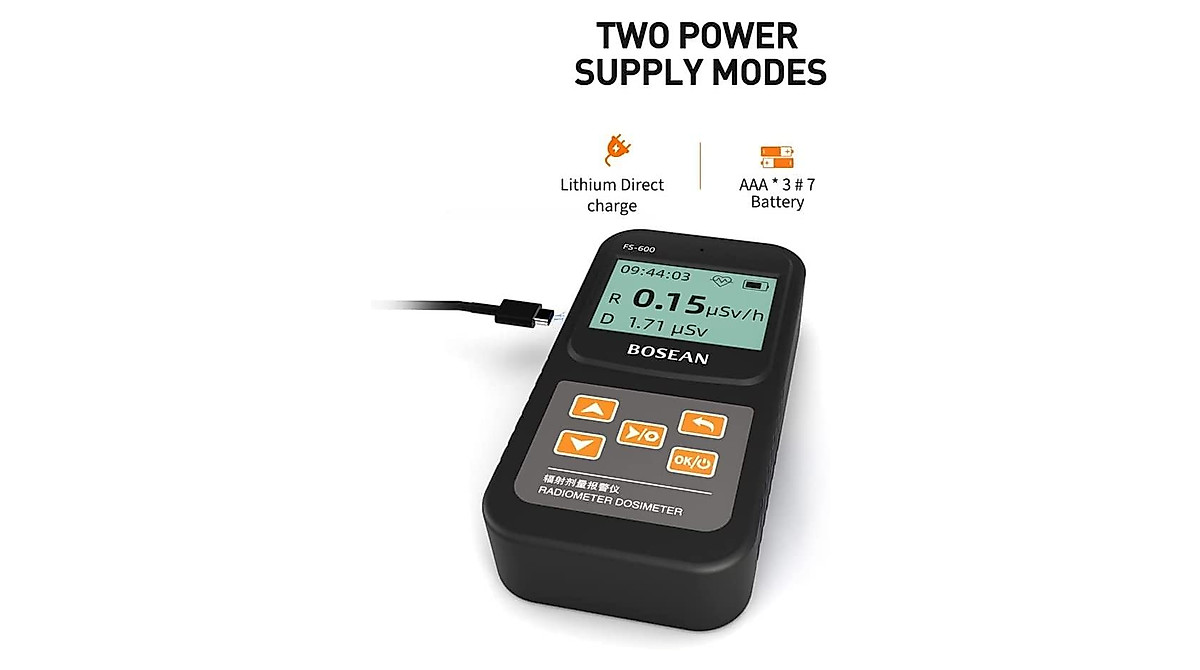 HPDONM Portable Radiation Detector - High Sensitivity Geiger Counter