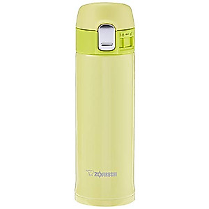 Zojirushi Stainless Vacuum Mug, 10 oz/0.30 L, Lime Yellow