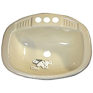 LaSalle Bristol 16 270PP 16" x 20" Ivory Oval Sink