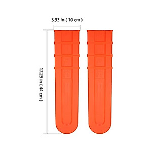 Cabilock Toiletries Items 8pcs Chainsaw Bar Cover Plastic Chain Bar Protective Cover Scabbard Guard Cutter Parts Tools Plate Anti Scratch Garden Accessories Replacement for Scabbard Travel Travel
