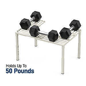 TEMSTE Expandable Under Sink Organizers and Storage,Bathroom Under the Sink Organizer Kitchen, Under Sink Shelf with 2 Removable Hooks, Undersink Organizers with EXPANDABLE HEIGHT DEPTH & WIDTH, White