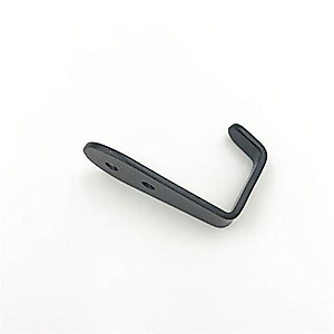 Flyisland Wall Hooks 8 Pcs, Coat Hooks Garage Hook Wall Mounted Hat Hangger Hooks Robe Hook Single Coat Hanger Heavy Duty (8 Pack, Black)