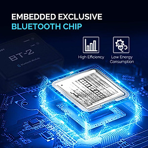 Renogy BT-2 Bluetooth Module RJ45 Communication Port Wirelessly Monitor Real-time Insight Precise Control, Compatible Solar Charge Controllers, Battery Charger, Inverter, BT-2 RS485